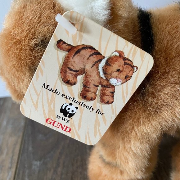 Gund | Toys | Gund Wwf World Wildlife Fund Tiger Cub Plush New | Poshmark